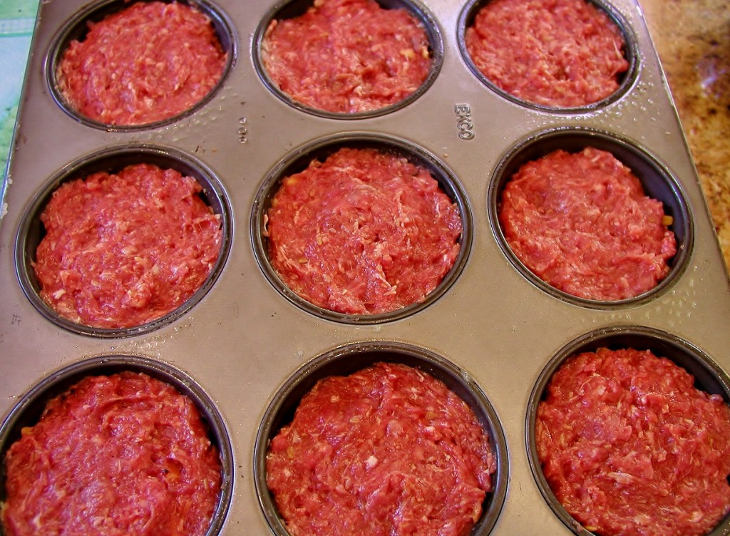 Grain Free Cheese Filled Mini Meatloaf