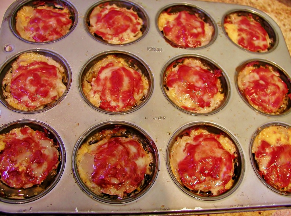 Grain Free Cheese Filled Mini Meatloaf